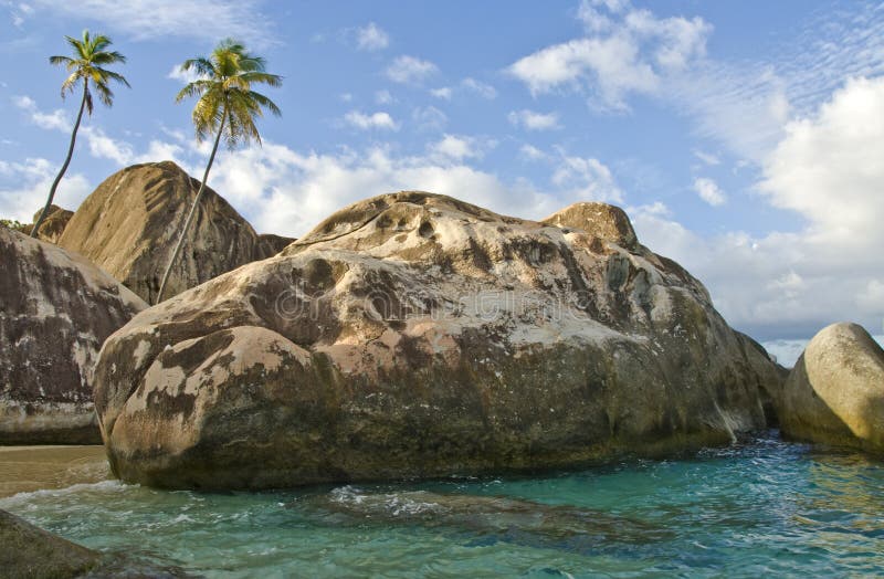 Rocks on Virgin Gorda Island Stock Photo - Image of shore, ocean: 3887464