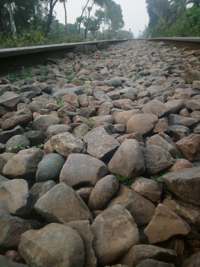The Rocks are always Waiting for the Right Train Stock Photo - Image of ...