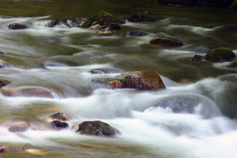 Rocks and Water stock image. Image of mountains, flow, park - 150983