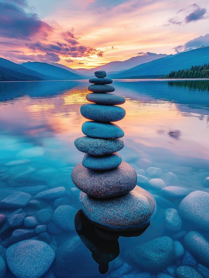 Rocks on Water stock image. Image of coastal, nature - 373240127