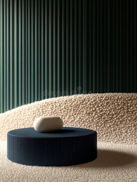 Rocks, Water, a Studio, and Product Display are All Presented on a Calm ...