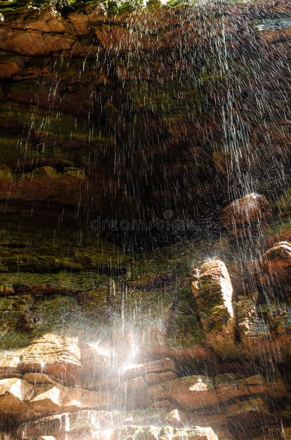 Rocks and Waterfall stock photo. Image of quartzite, mountain - 42547388