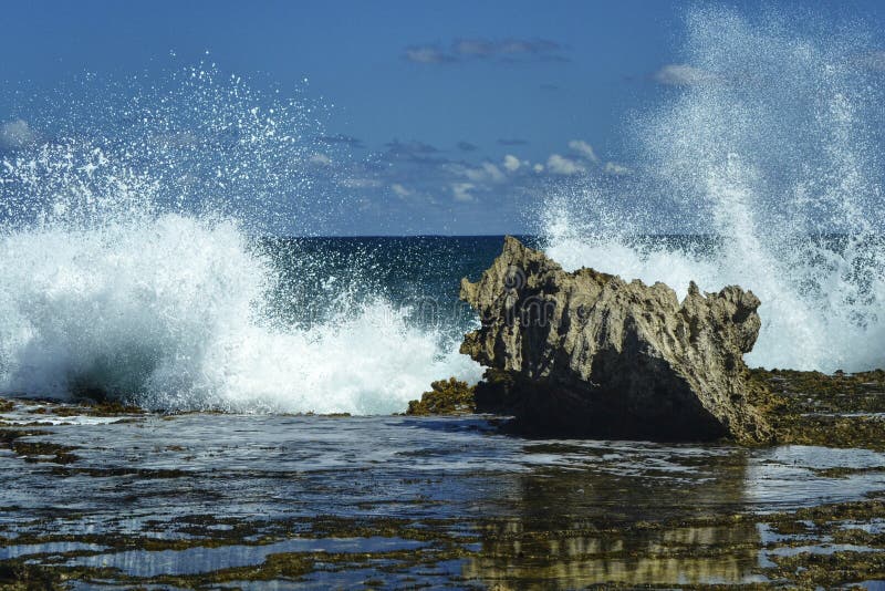 Rocks stock photo. Image of waves, blue, crashing, rocks - 42721356