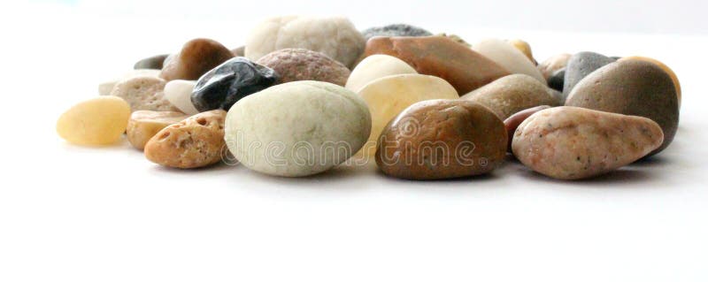Rocks on a White Background Stock Photo - Image of texture, nature ...