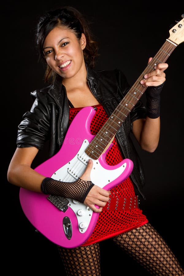 Rockstar Girl Royalty Free Stock Photos - Image: 12386098