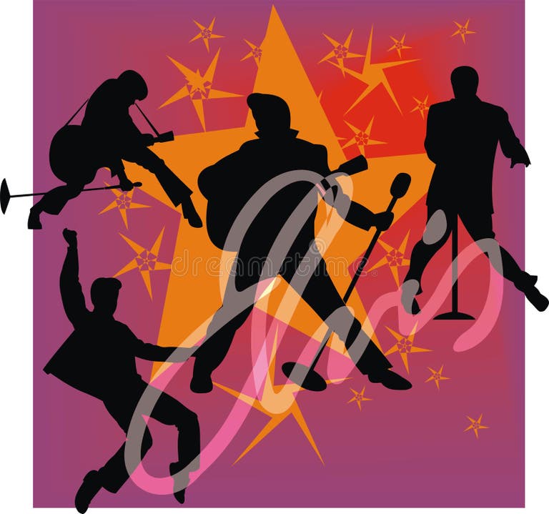 Rockstar Singer Drawing Stock Illustrations – 131 Rockstar Singer ...