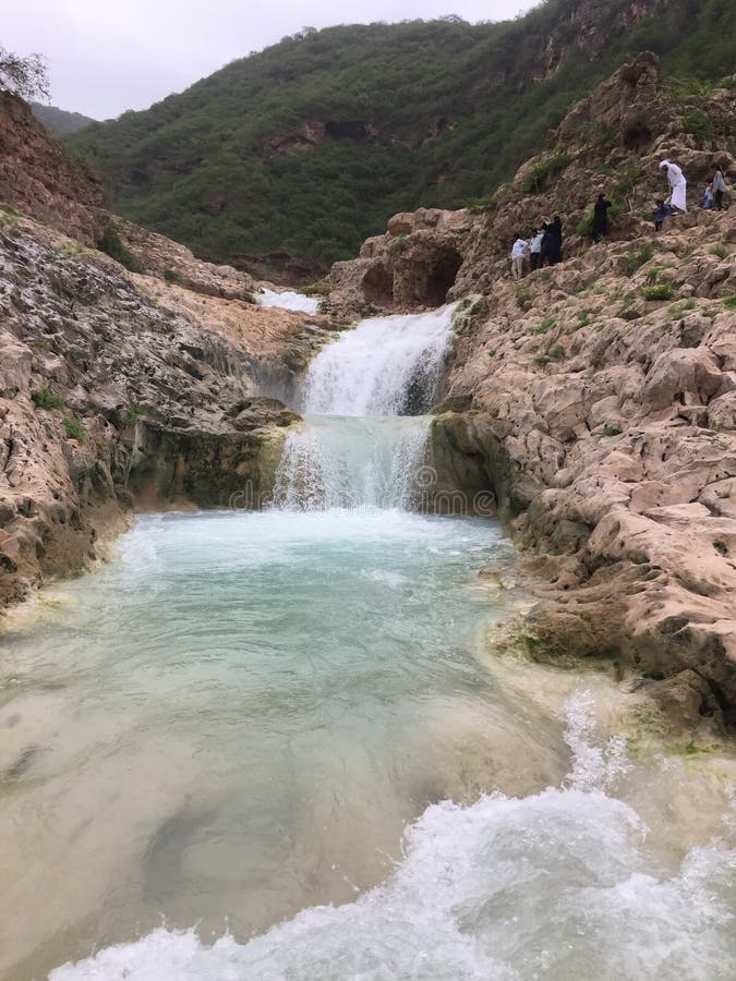 Rocky Area with Nice Waterfall Editorial Photography - Image of river ...