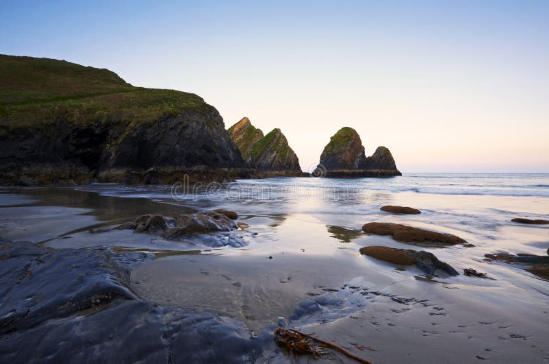 Rocky Bay stock image. Image of blue, sand, seascape, nature - 9100439