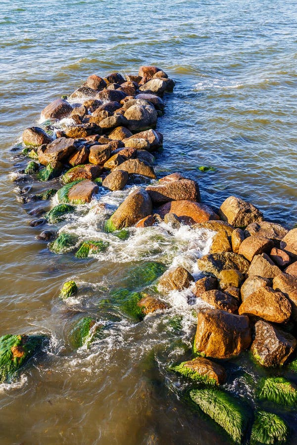 Rocky bay stock photo. Image of scenery, stream, abstract - 131157462