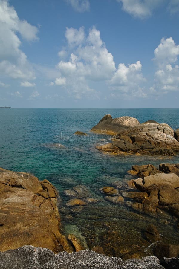 Rocky beach stock photo. Image of peaceful, spectacular - 13145208