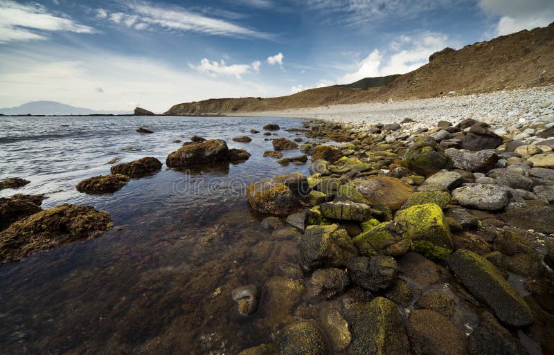 Rocky beach stock photo. Image of colors, mediterranean - 17217848