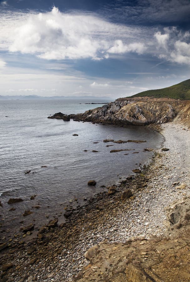 Rocky beach stock image. Image of cadiz, autumn, seashore - 17953945