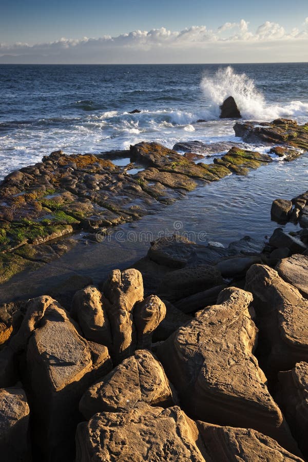 Rocky beach stock image. Image of andalusia, narrow, quiet - 17954069