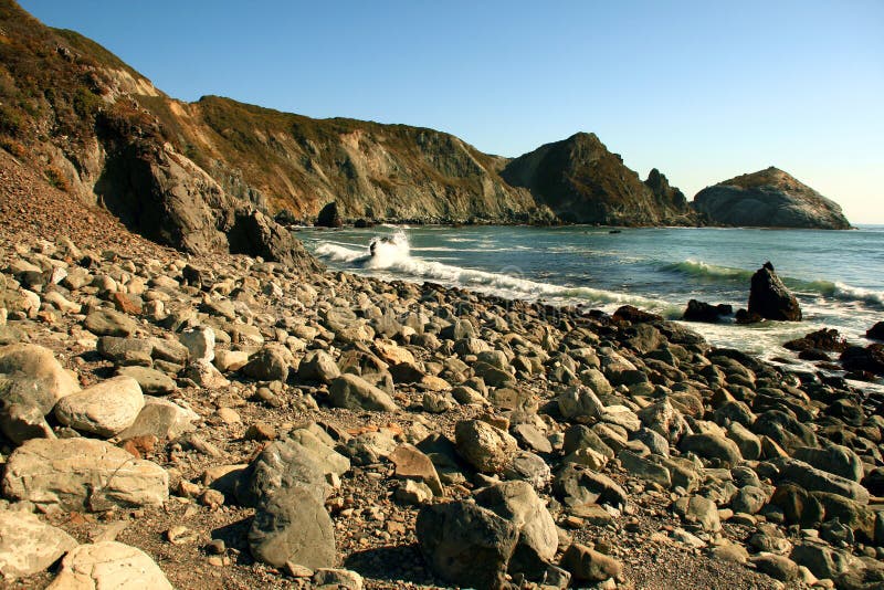 Rocky Beach stock photo. Image of highway, travel, california - 26660492