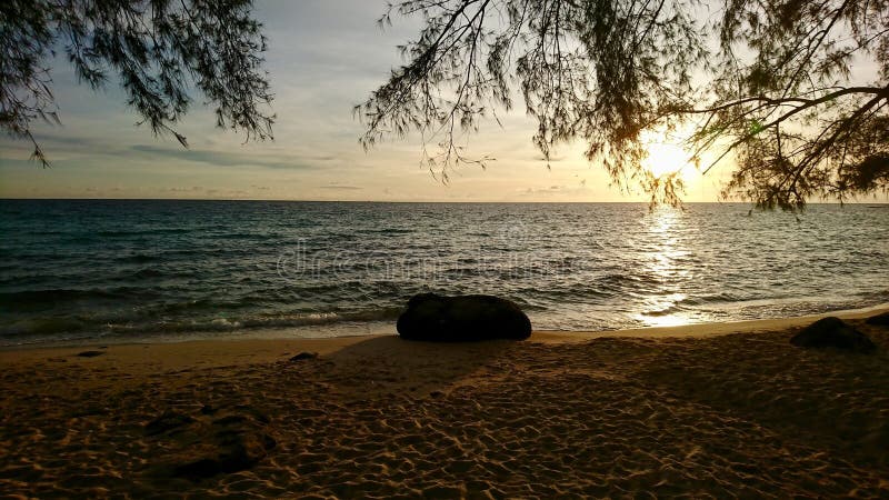 Big Stone stock image. Image of rocky, beachfront, stone - 110193495
