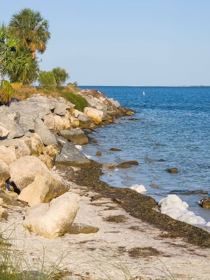 Rocky Beach Side stock photo. Image of side, terrain - 247120284
