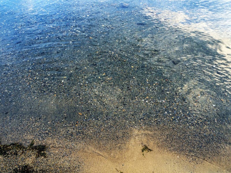 Rocky Bottom of the Lake in Shallow Water Stock Image - Image of travel ...