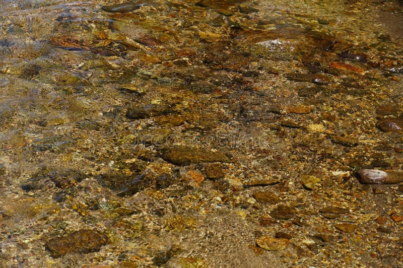 Rocky Bottom Under a Clear Stream Stock Photo - Image of pebbles ...