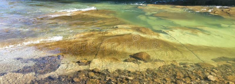 Stone Bottom. Transparent Water. Colors. Stock Photo - Image of gray ...