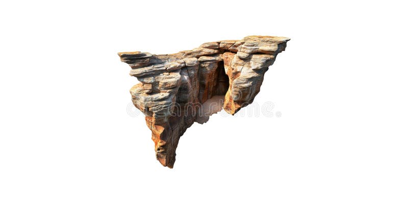 Rocky Canyon Formation Isolated Transparent Background Stock Photos ...