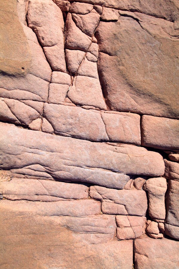 Rocky Clay Wall with Lots of Various Notches and Cuts Stock Image ...