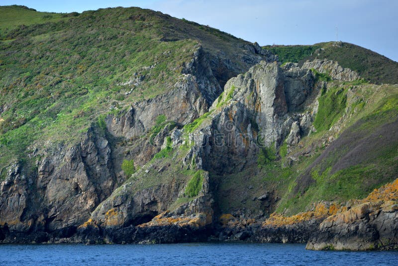 Rocky cliffs stock image. Image of windswept, bare, bleak - 94270281