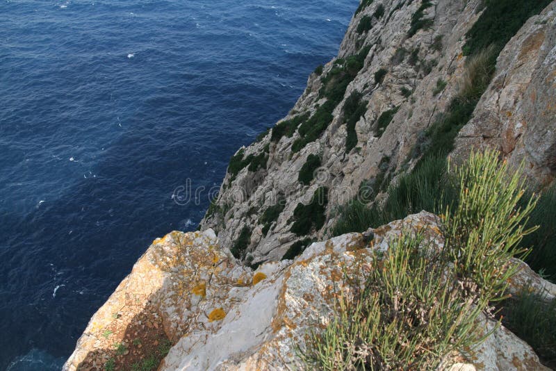 The Rocky Cliffs of Mallorca Stock Photo - Image of nature, building ...