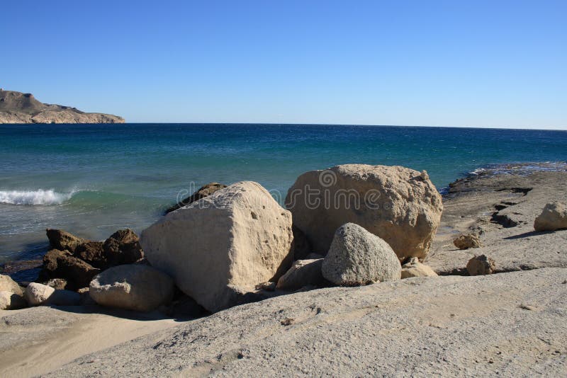 Rocky coast stock photo. Image of panoramic, lonely, idyllic - 2259332