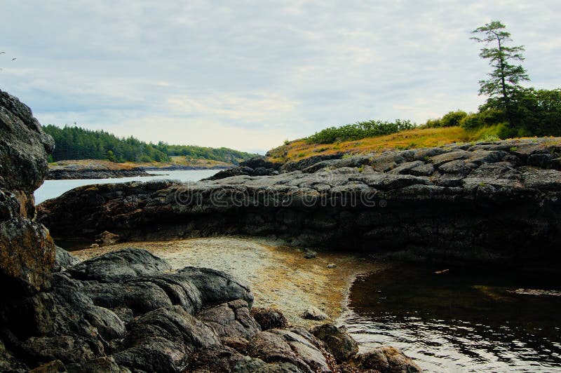 Rocky coast stock image. Image of hike, nature, travel - 6466889
