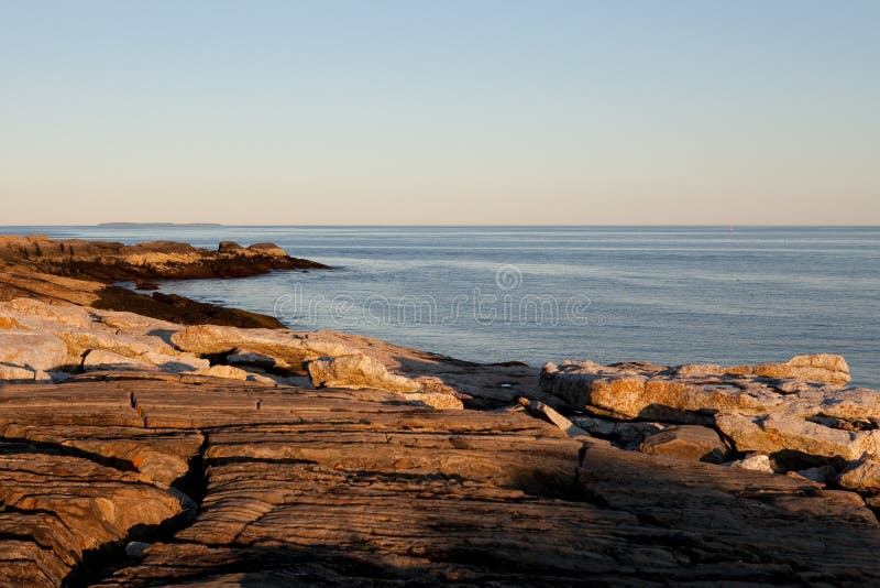 Rocky coast stock image. Image of maine, ocean, purity - 33878625