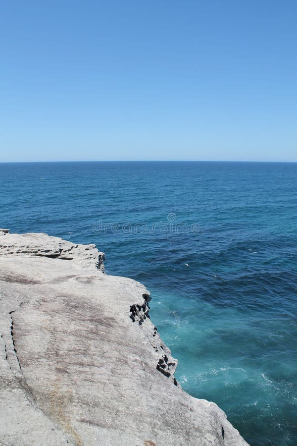 Rocky Coast at the Ocean in Ausralia Stock Image - Image of coastal ...
