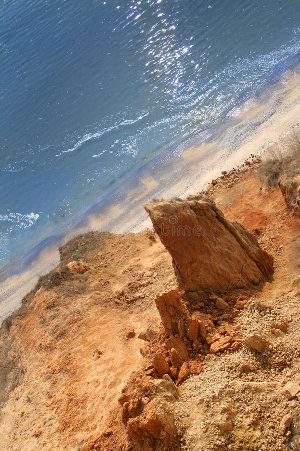 Rocky coast and sea stock photo. Image of light, coastline - 2086416
