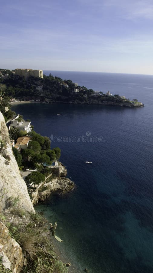 Rocky Cove stock photo. Image of ships, lake, shore, villas - 1561728