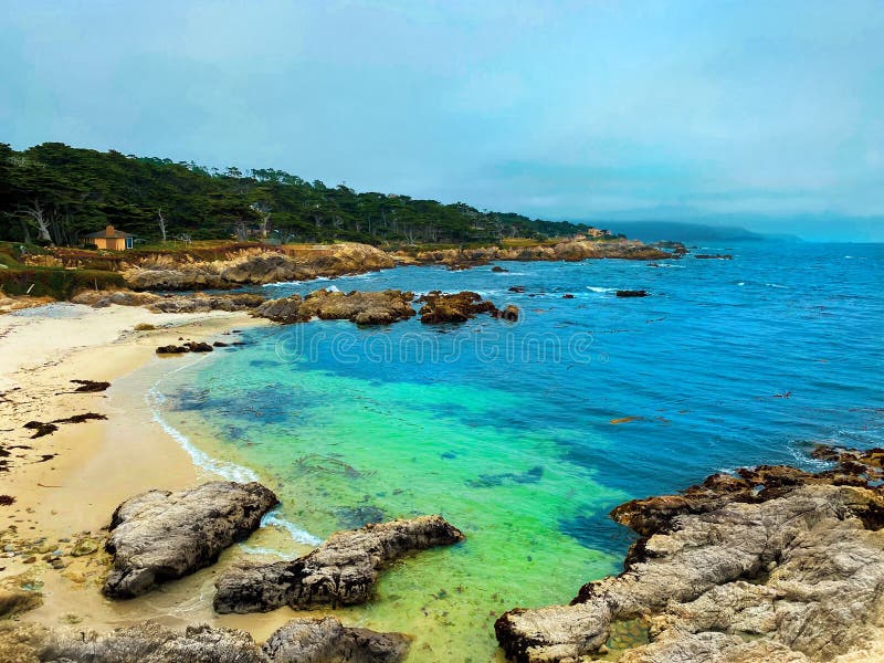 Cove stock photo. Image of ocean, beach, rocky, landscape - 204859644