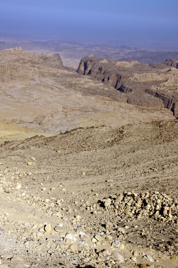 Desert of Wadi Rum stock image. Image of orange, hill - 22972889
