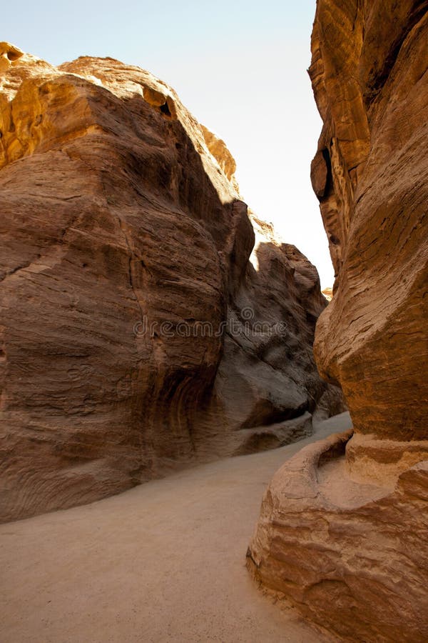 Rocky Desert of Southern Jordan, Asia Stock Photo - Image of orange ...