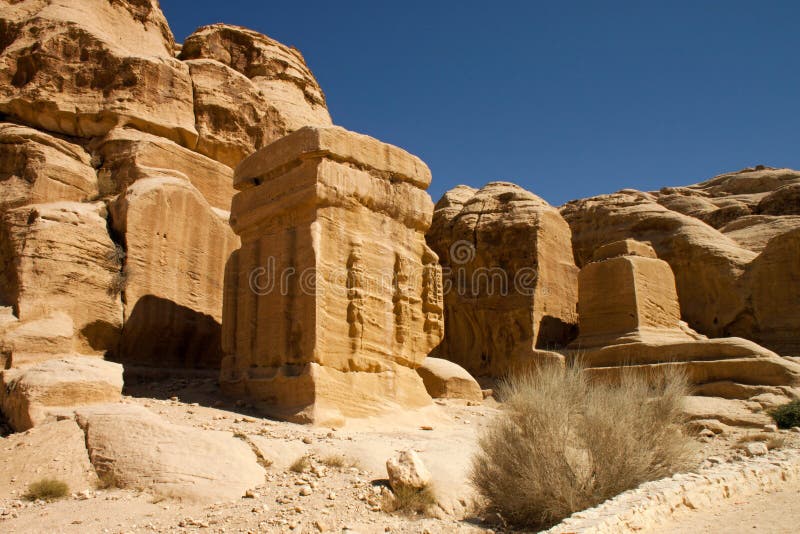 Rocky Desert of Southern Jordan, Asia Stock Photo - Image of orange ...