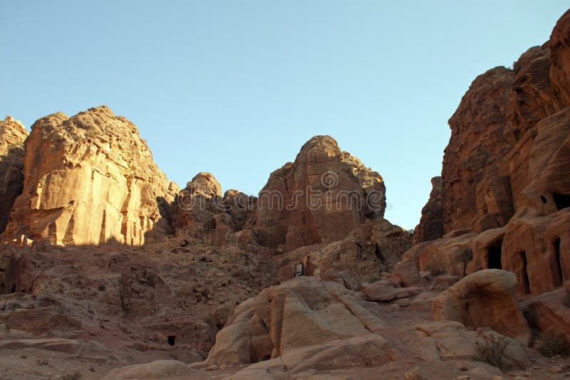 Rocky Desert of Southern Jordan, Asia Stock Image - Image of bedouin ...