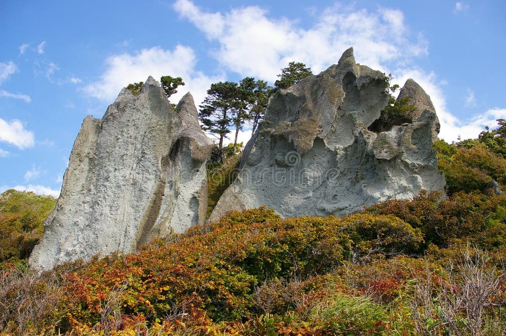Rocky Devil Finger. stock photo. Image of season, autumn - 11296740