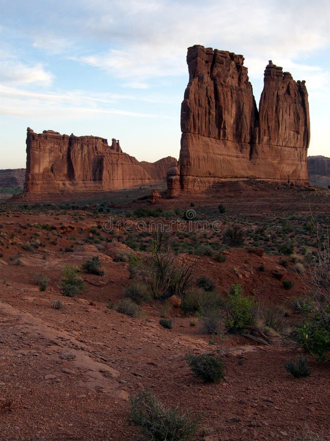 Rocky Dusk stock photo. Image of park, formation, arid - 10359072