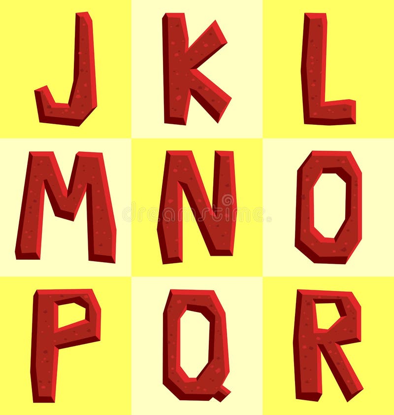 Rocky font stock vector. Illustration of texture, typography - 56586888