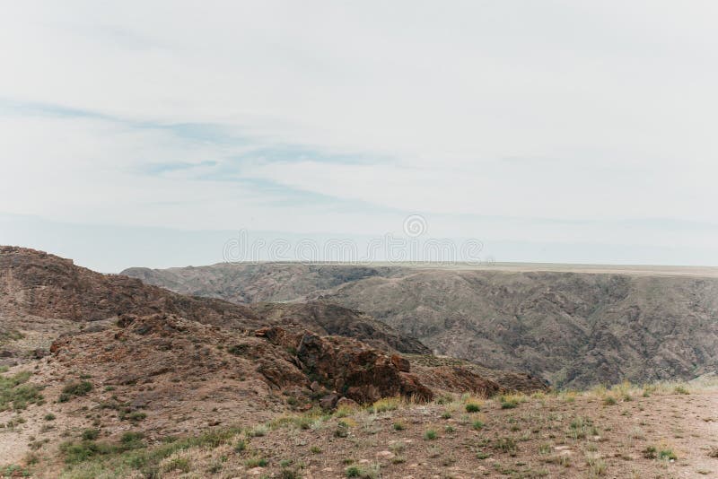 Rocky Formation in Step in Daylight in Summer Stock Photo - Image of ...