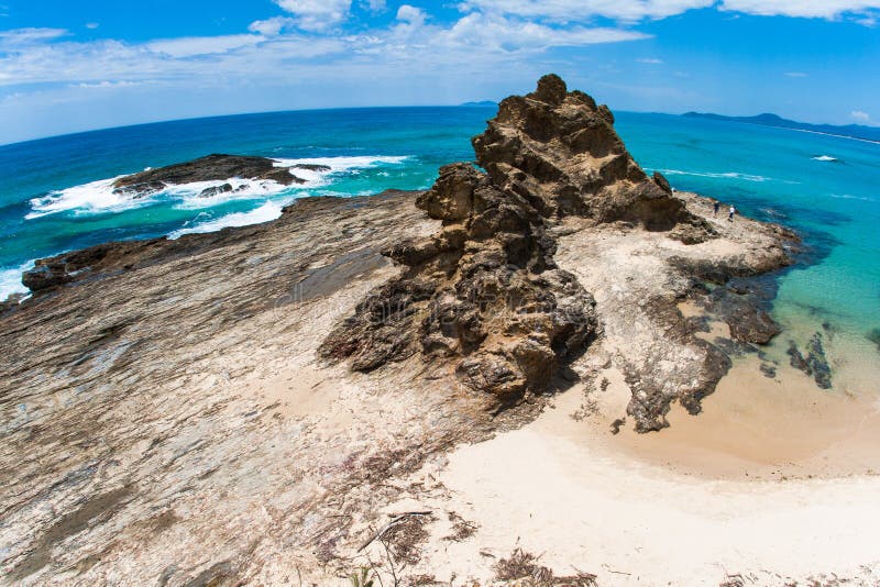 Rocky Headland Shoreline Sea Stock Image - Image of shelf, coastline ...