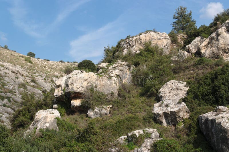 Rocky hill landscape stock image. Image of east, hills - 18772247