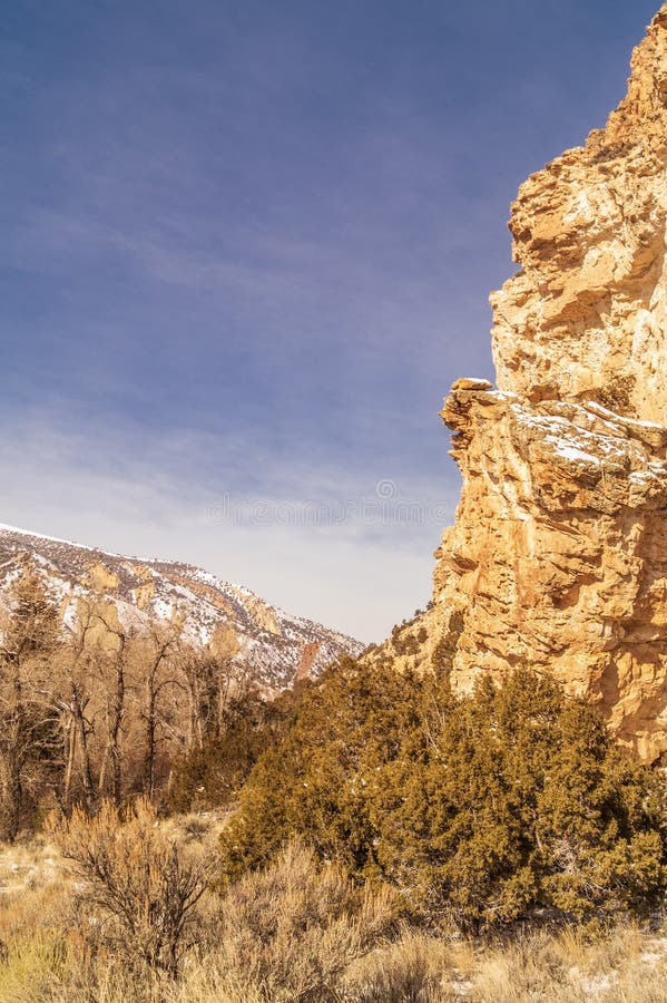 The Rocky Hill in Manila, Utah Stock Photo - Image of rocky, road ...