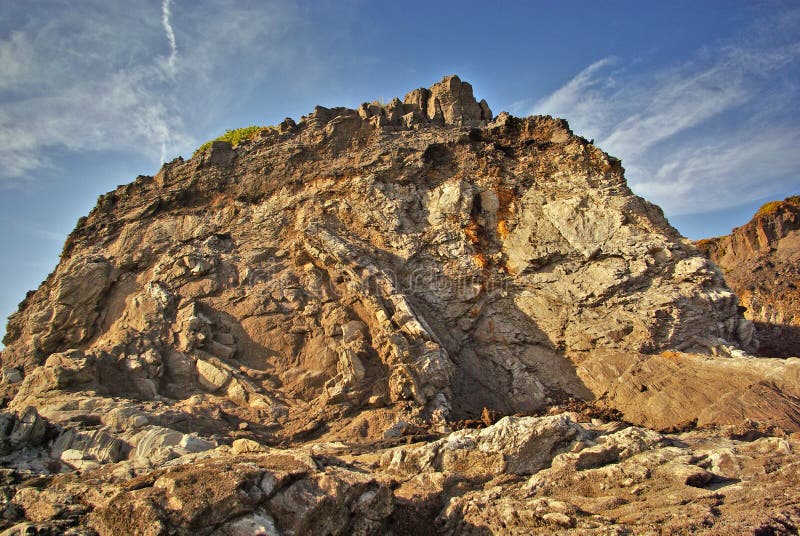 Rocky Hillside stock photo. Image of natural, windswept - 12596444