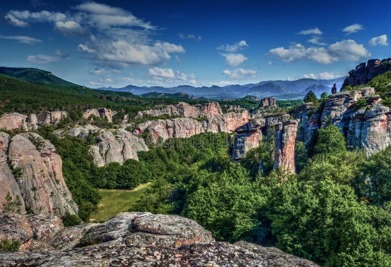 Rocky Landscape, Geological Phenomenon Stock Image - Image of bulgaria ...