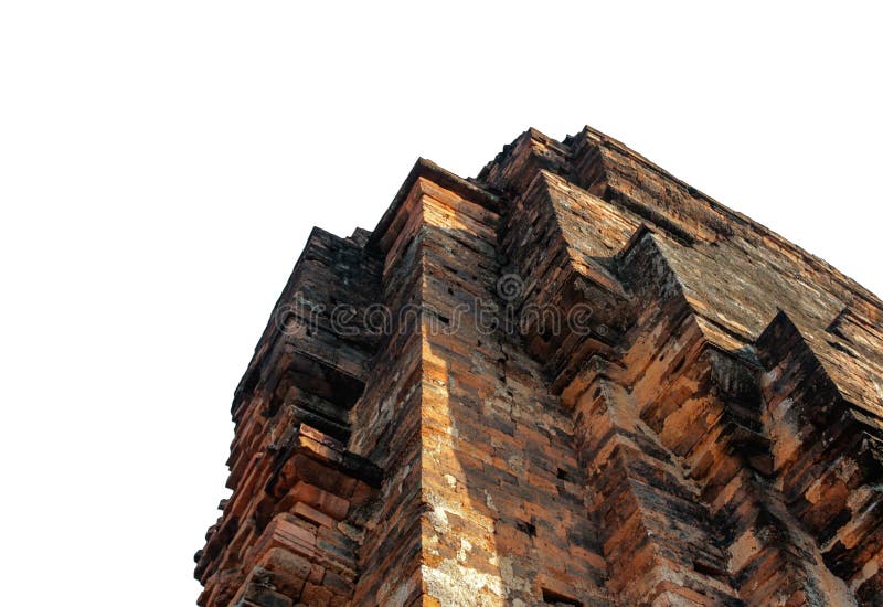 Rocky Landscape Low Angle View Isolated White Background Stock Image ...