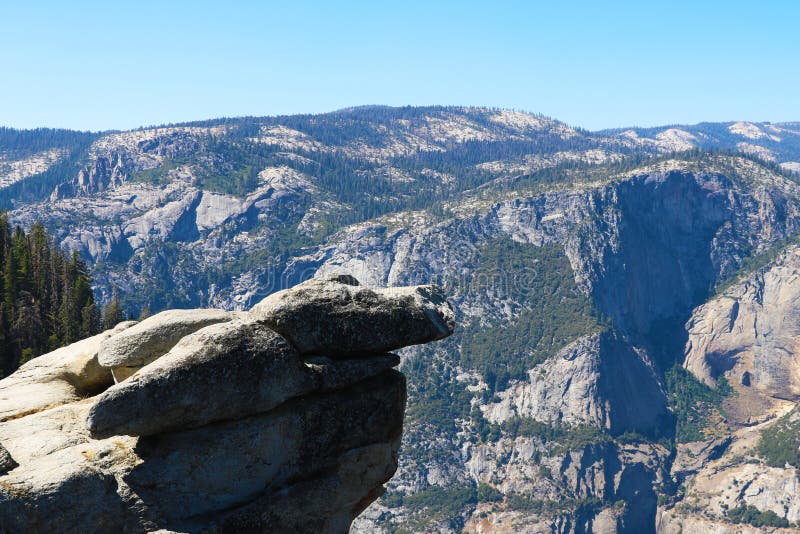 Rocky Mountain Close Up with Blurred Background Stock Image - Image of ...