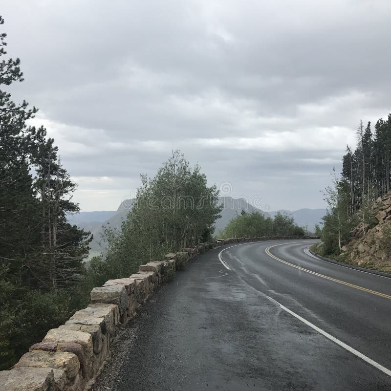 Rocky Mountain National Park Stock Photo - Image of road, mountain ...